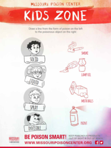 Activity Sheets - Trusted Poison Help - Missouri Poison Center