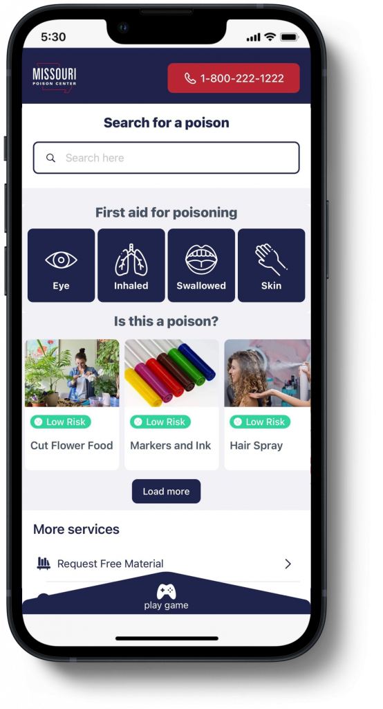 Get The App Missouri Poison Center