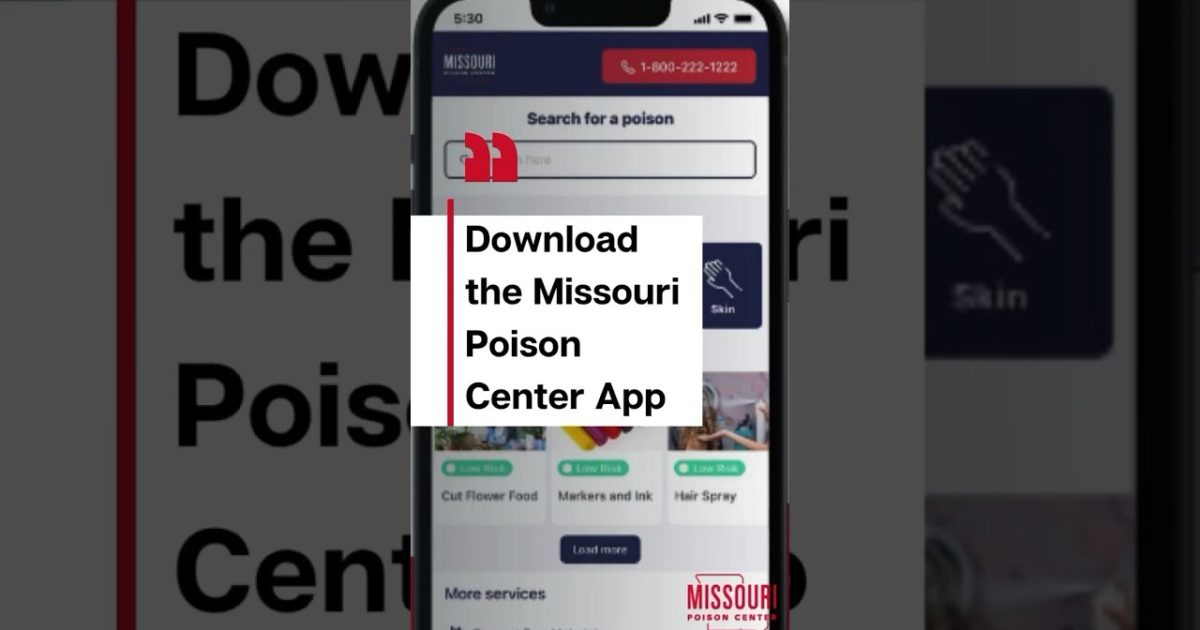 Missouri Poison Center App – Trusted Poison Information at Your ...
