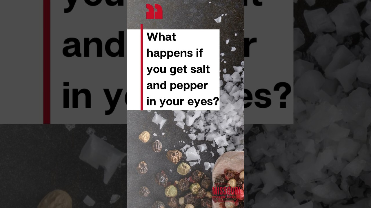 What Happens If You Get Salt Or Pepper In Your Eyes - Missouri Poison ...